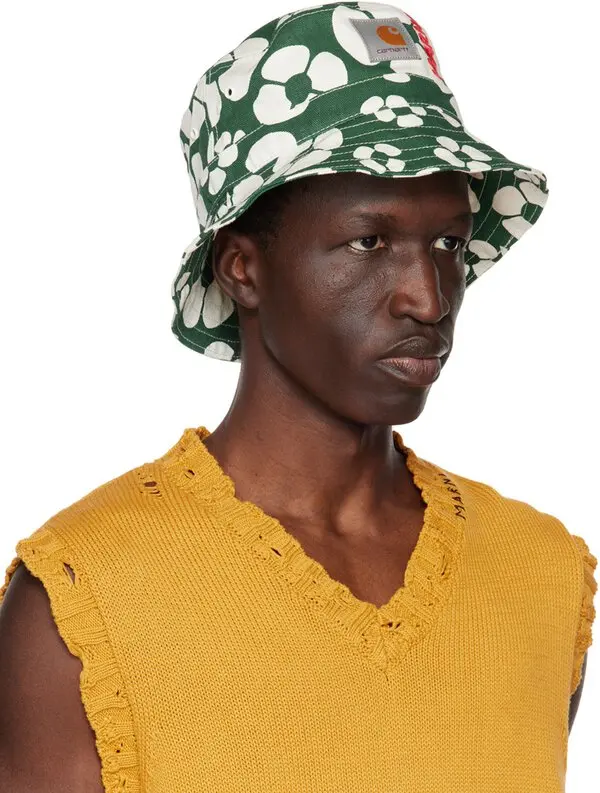 Marni Green Carhartt Wip Edition Bucket Hat - Mfv55forest Green